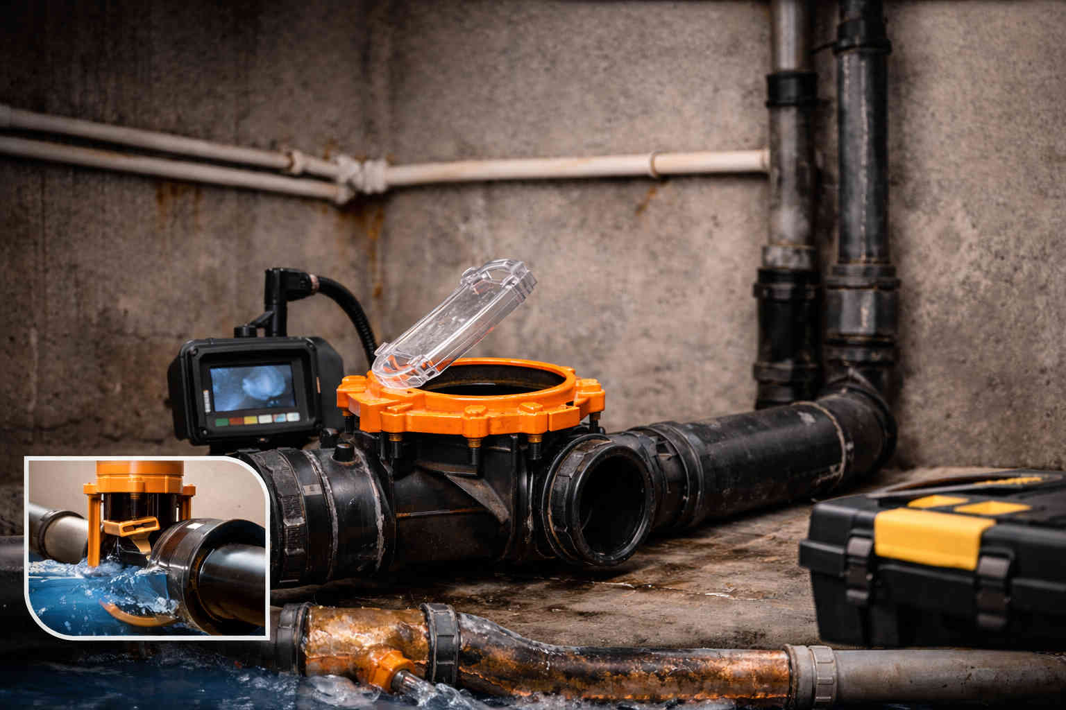Backwater valve inspection: safety and prevention